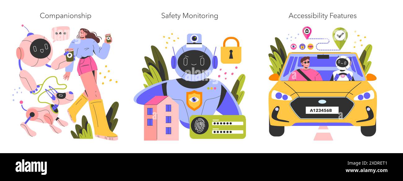 Autonomous support vehicle Stock Vector Images - Alamy