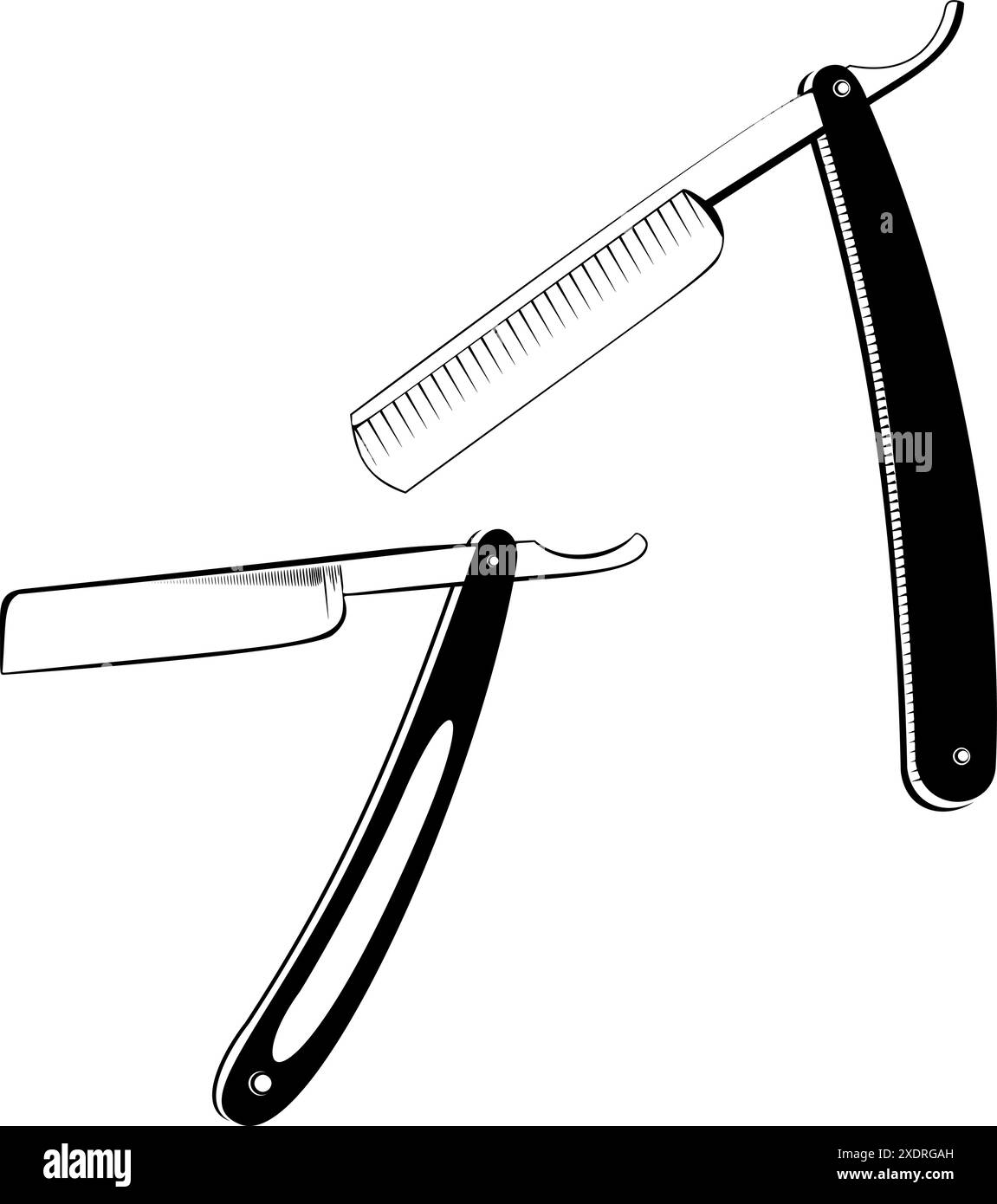 Set of two shavers. Vector illustration Stock Vector Image & Art - Alamy