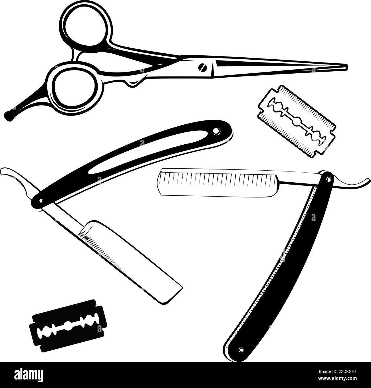 Razors Stock Vector Images - Alamy