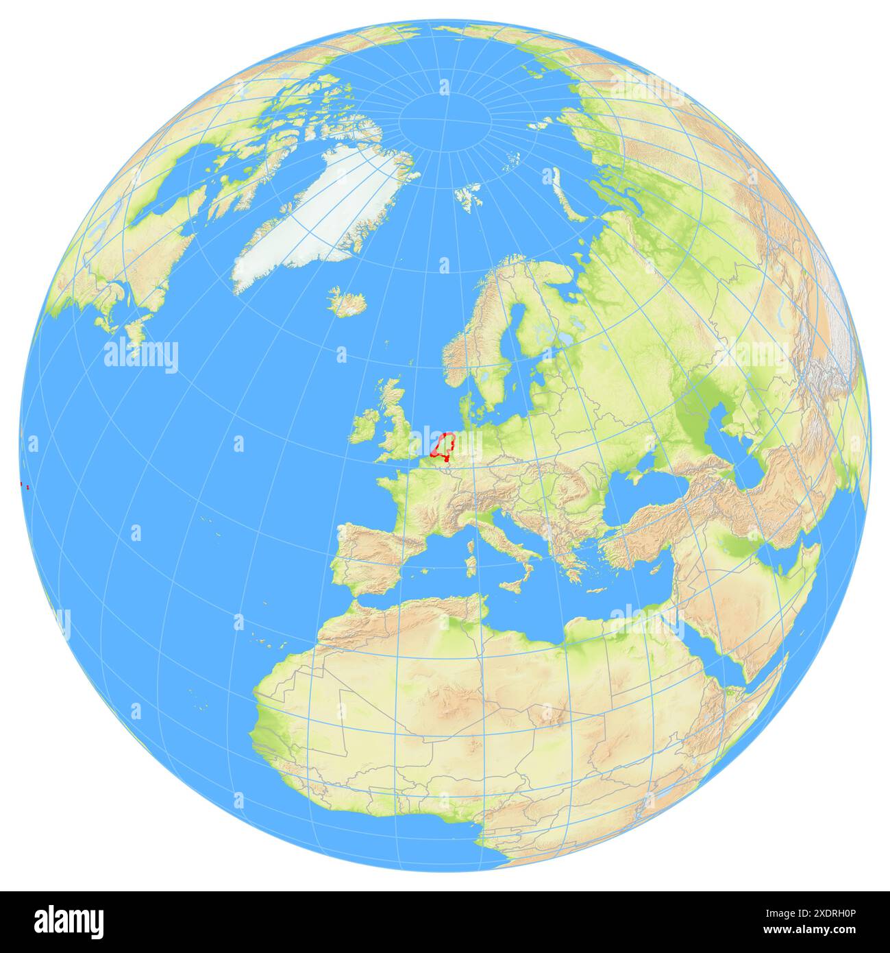 Netherlands world earth planet map hi-res stock photography and images ...