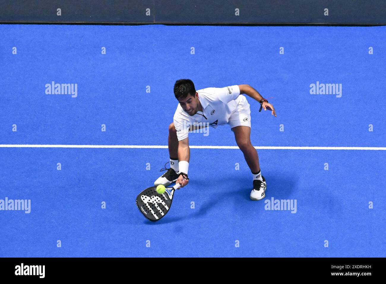 Federico Chingotto and Alejandro Galan during the Final of the BNL ...