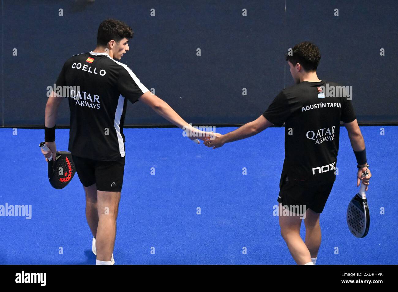 Arturo Coello and Agustin Tapia during the Final of the BNL Italy Major ...