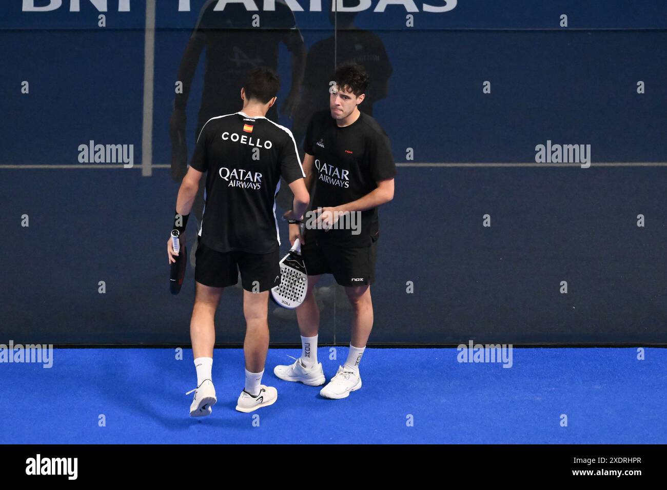 Arturo Coello and Agustin Tapia during the Final of the BNL Italy Major ...