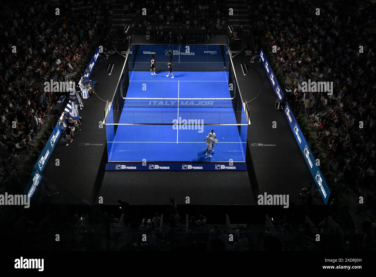 Federico Chingotto and Alejandro Galan during the Final of the BNL ...