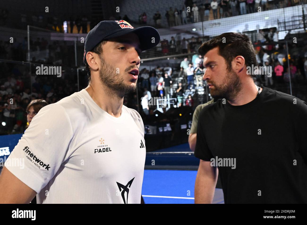 Federico Chingotto and Alejandro Galan during the Final of the BNL ...