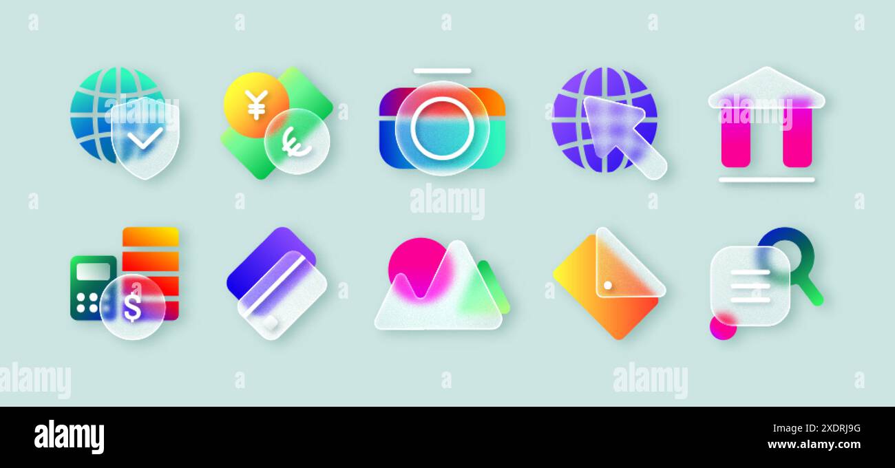 How to blur background in mobile camera Stock Vector Images - Alamy