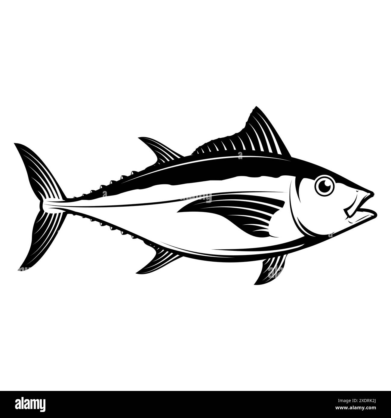 Illustration of tuna fish. Design elements Stock Vector Image & Art - Alamy