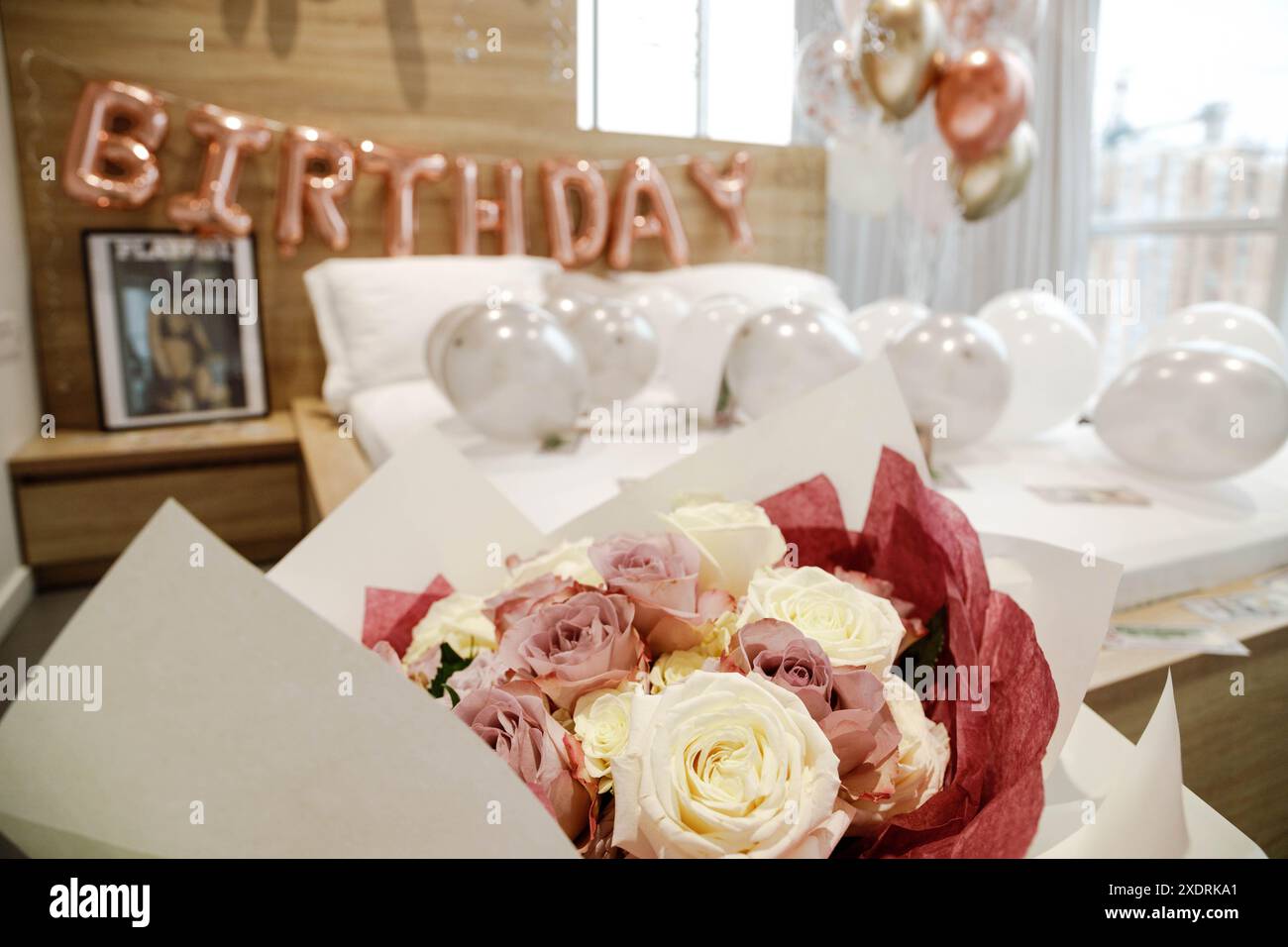 Baby toys balloons gifts hi-res stock photography and images - Alamy