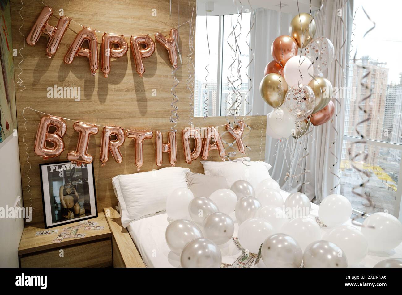 Baby toys balloons gifts hi-res stock photography and images - Alamy