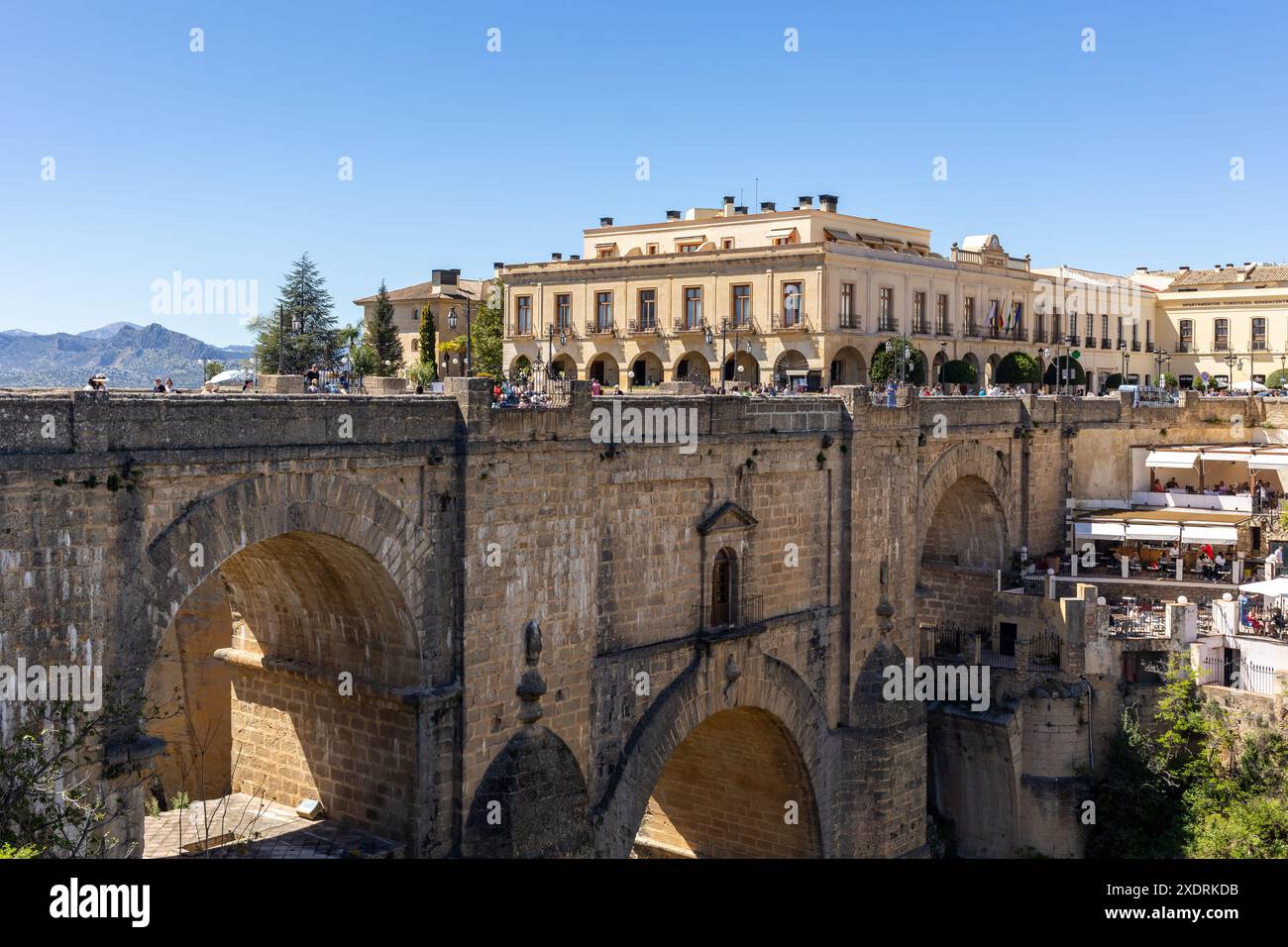 the Puente Nuevo Bridge in Ronda, Andalusia, Spain Stock Photo - Alamy