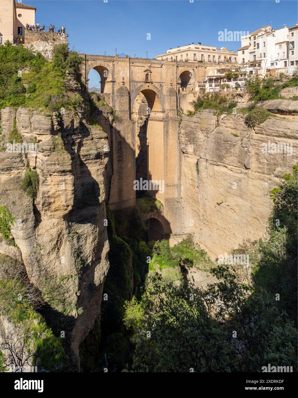 the Puente Nuevo Bridge in Ronda, Andalusia, Spain Stock Photo - Alamy