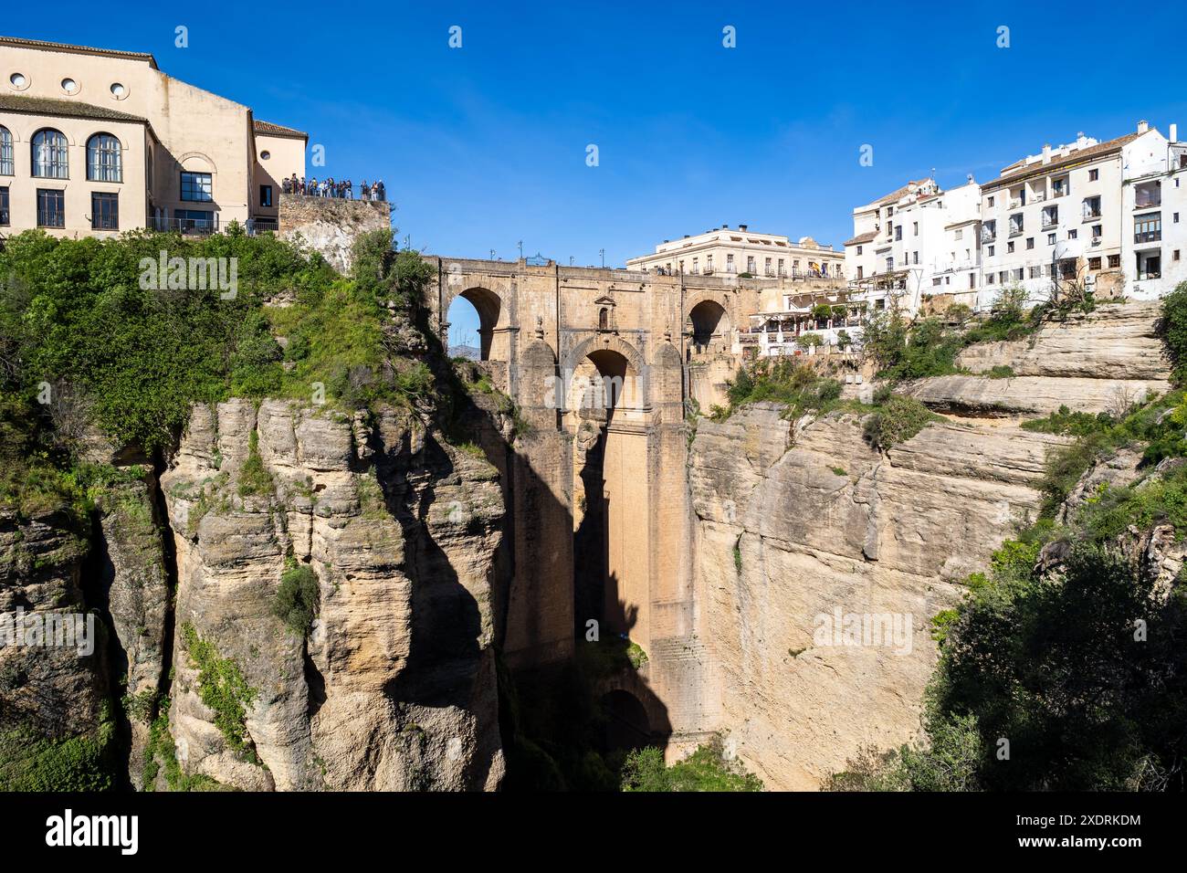 the Puente Nuevo Bridge in Ronda, Andalusia, Spain Stock Photo - Alamy