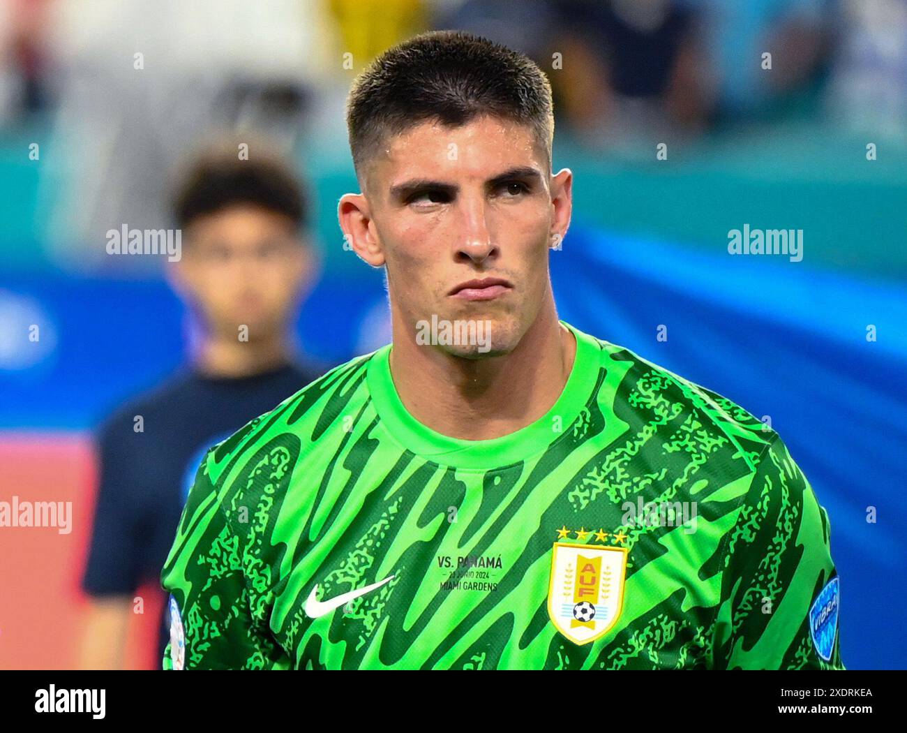 Miami Gardens, United States, 23th Jun, 2024. Sergio Rochet of Uruguay ...