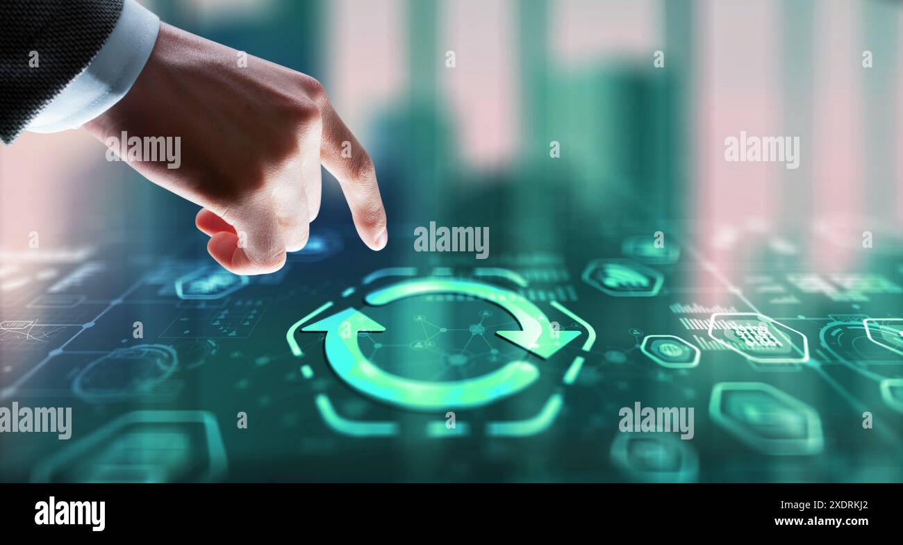 Application upgrade icon concept hi-res stock photography and images ...