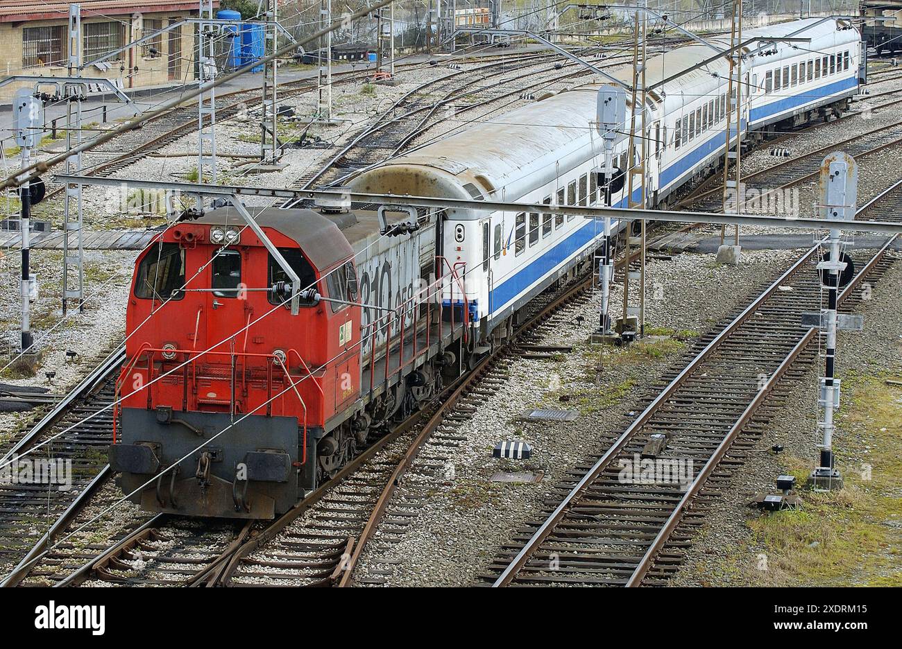 Train station. Irun. Guipúzcoa (Spanish-French border Stock Photo - Alamy