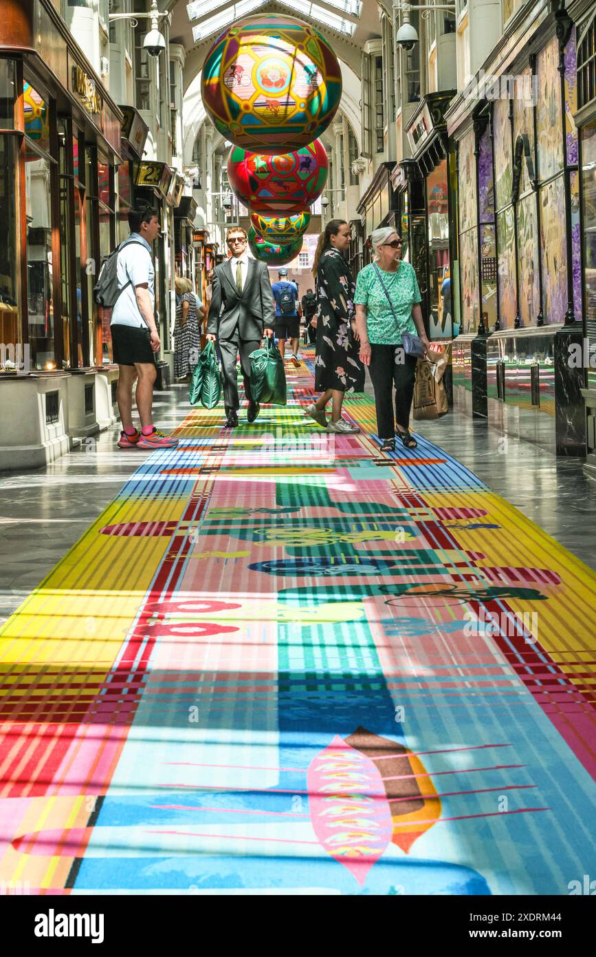 London, UK. 24rd June, 2024. The Burlington Arcade, the upscale ...