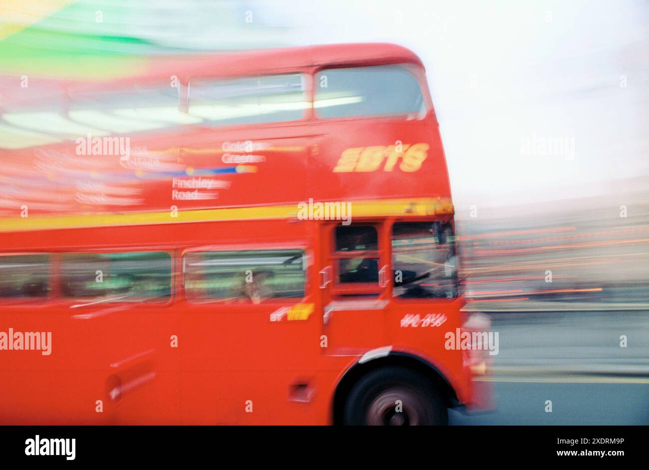 Bus at Piccadilly Circus. London. England Stock Photo - Alamy