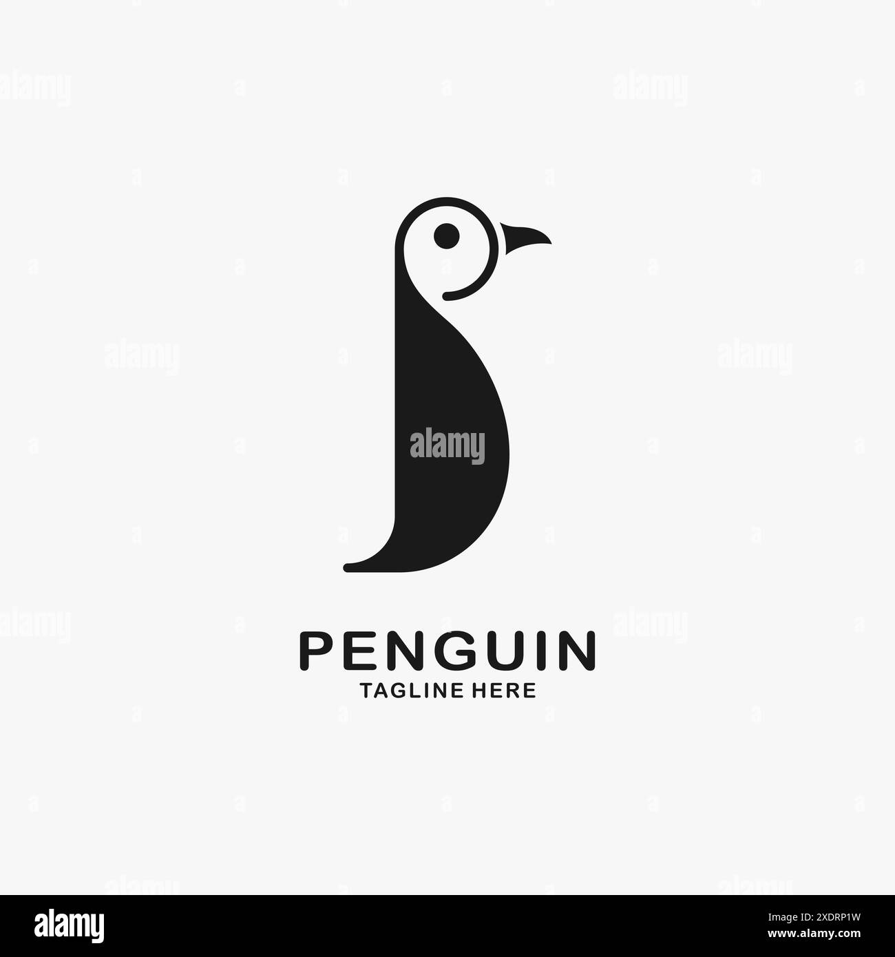 Penguin beach with Stock Vector Images - Alamy