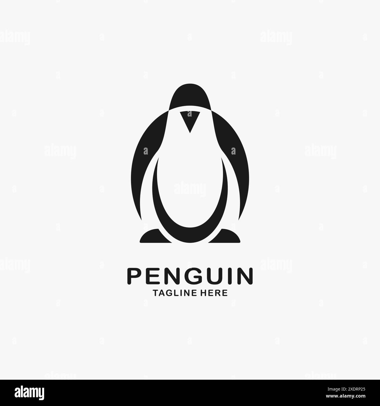 Penguin logo design illustration Stock Vector Image & Art - Alamy