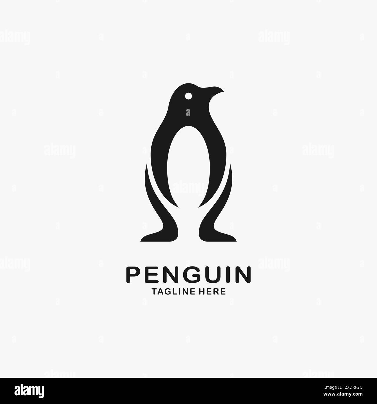 Penguin logo design illustration Stock Vector Image & Art - Alamy