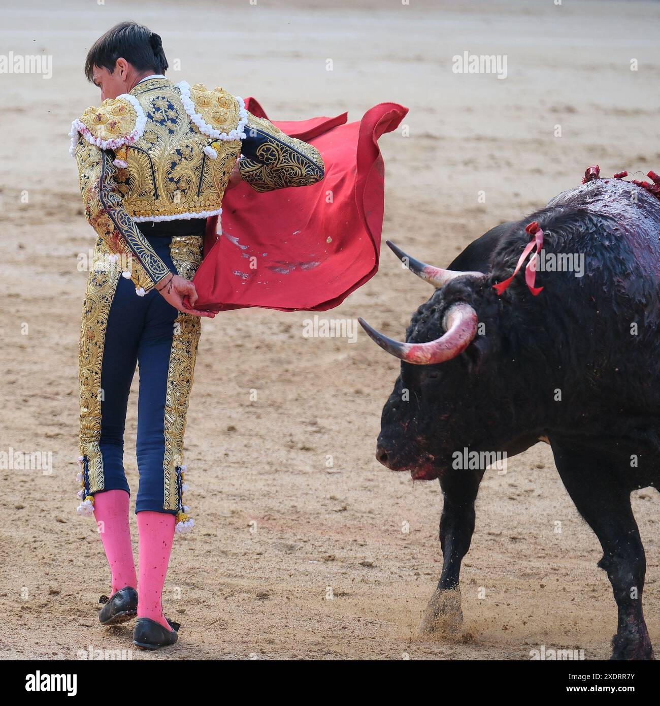 Madrid, Spain. 24th June, 2024. the bullfighter José Espada during the ...