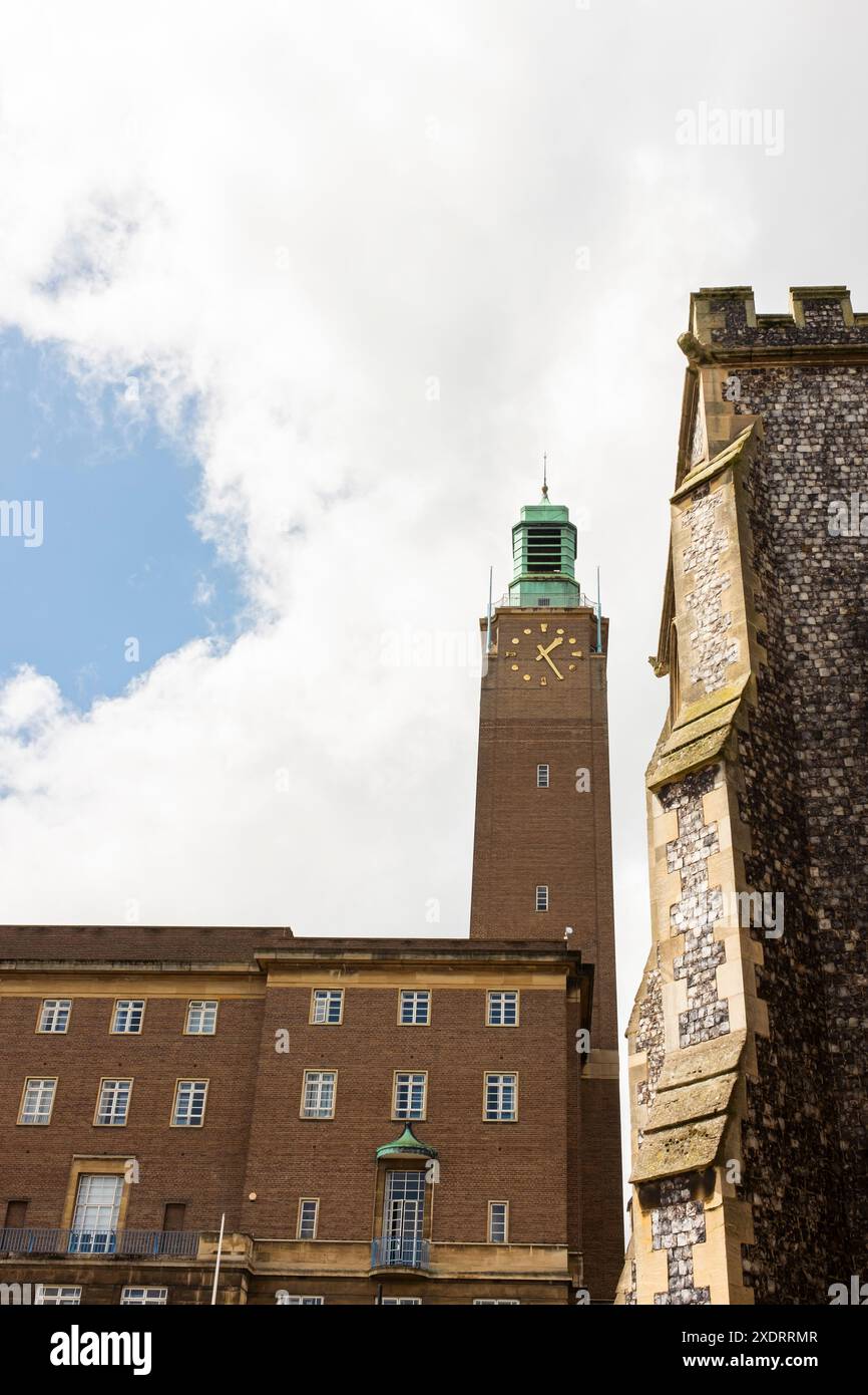 Norwich city hall history hi-res stock photography and images - Alamy
