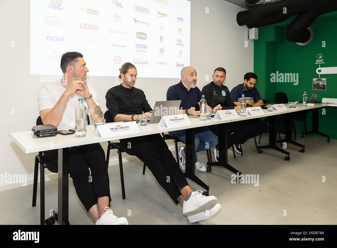 La Louviere, Belgium. 24th June, 2024. RAAL's director goalkeeper ...