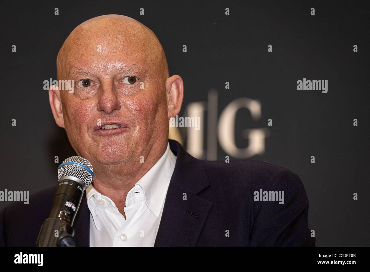 Gembloux, Belgium. 24th June, 2024. CEO MG Real Estate Ignace De Paepe ...