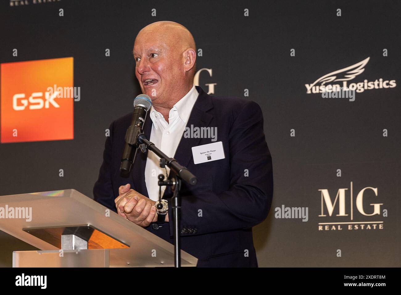 Gembloux, Belgium. 24th June, 2024. CEO MG Real Estate Ignace De Paepe ...