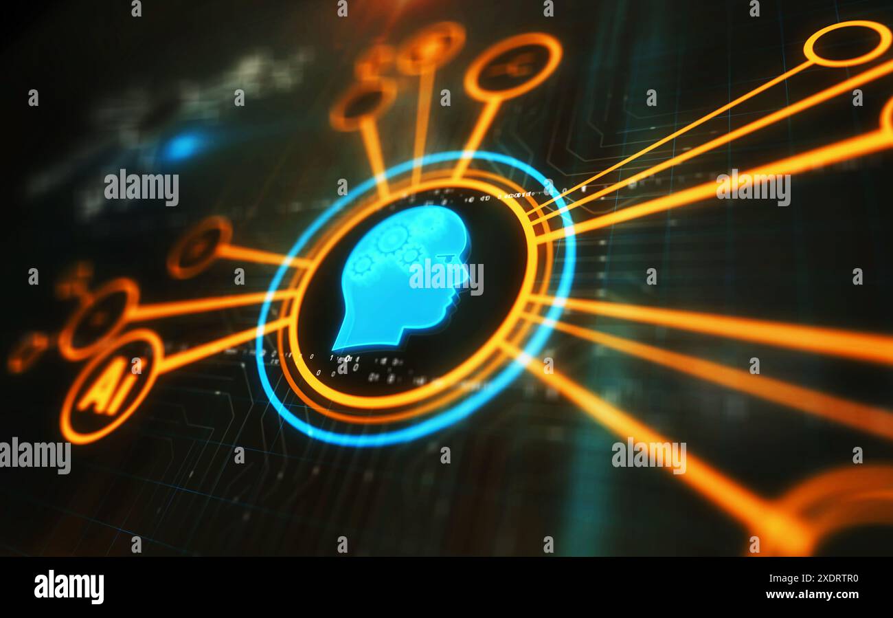 Ai 3d network hi-res stock photography and images - Alamy