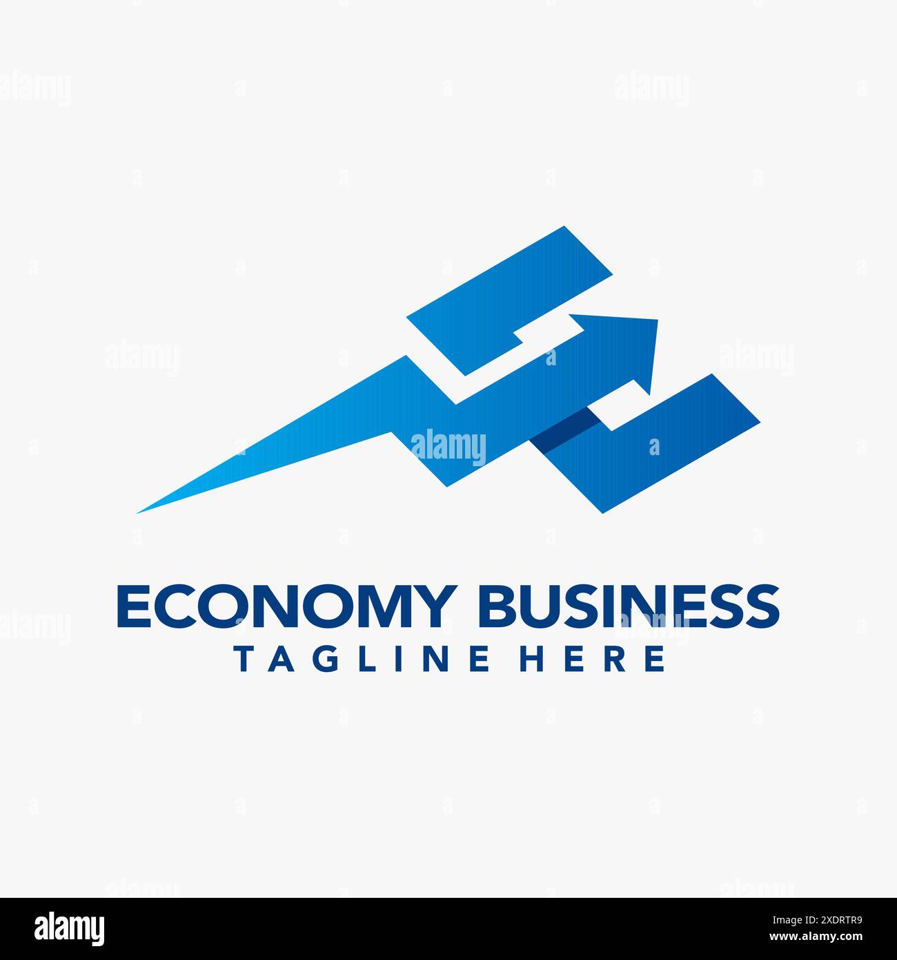 Logo growth chart letter Cut Out Stock Images & Pictures - Alamy