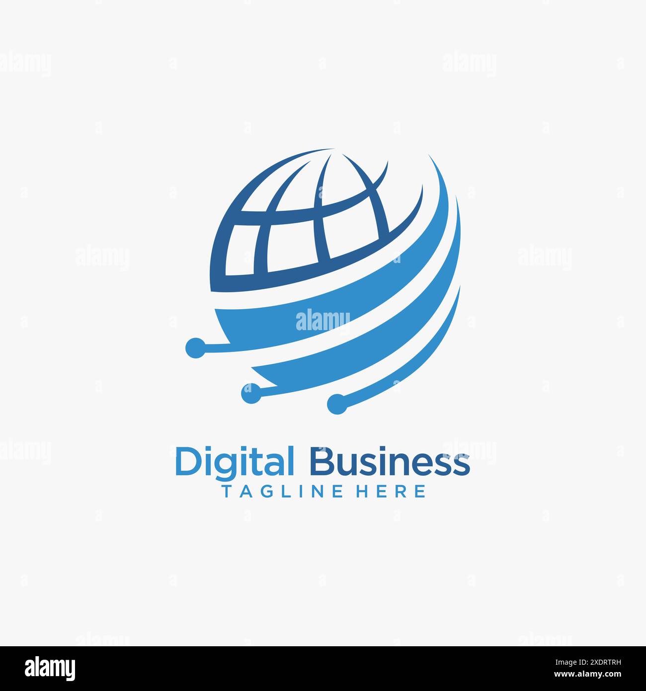 Digital finance network Cut Out Stock Images & Pictures - Alamy