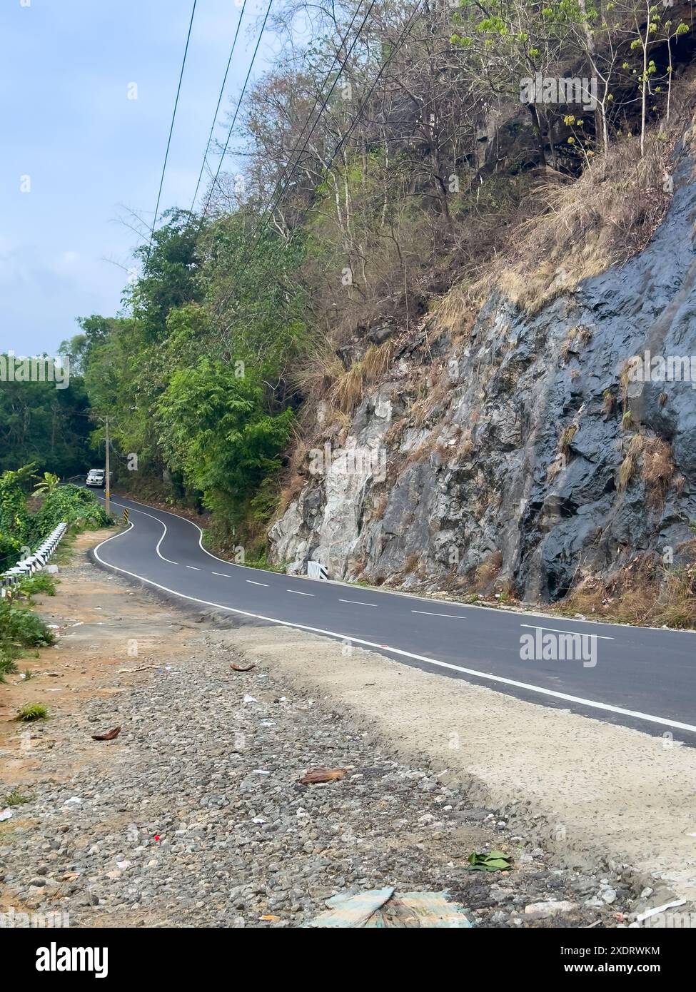 Idukki, Kerala, India: May 16, 2024: Rock Waterfalls View point along ...