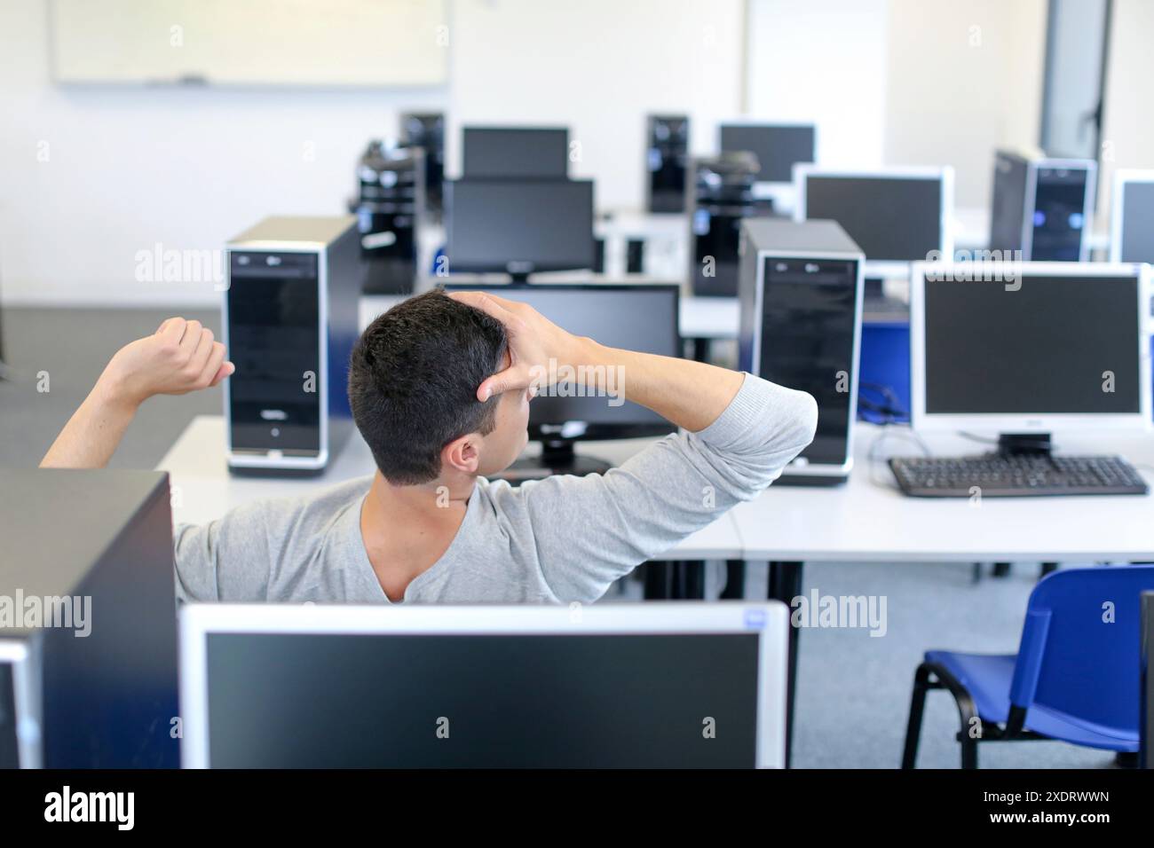 Executive. Computer Academy Stock Photo - Alamy