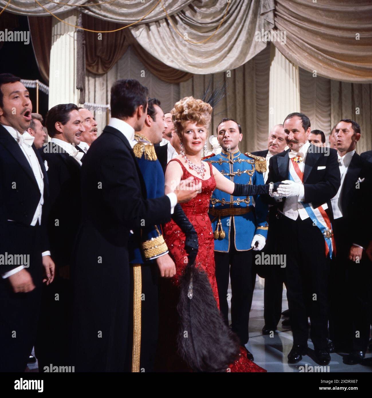 Die lustige Witwe, Fernsehfassung der Operette von Franz Lehar ...