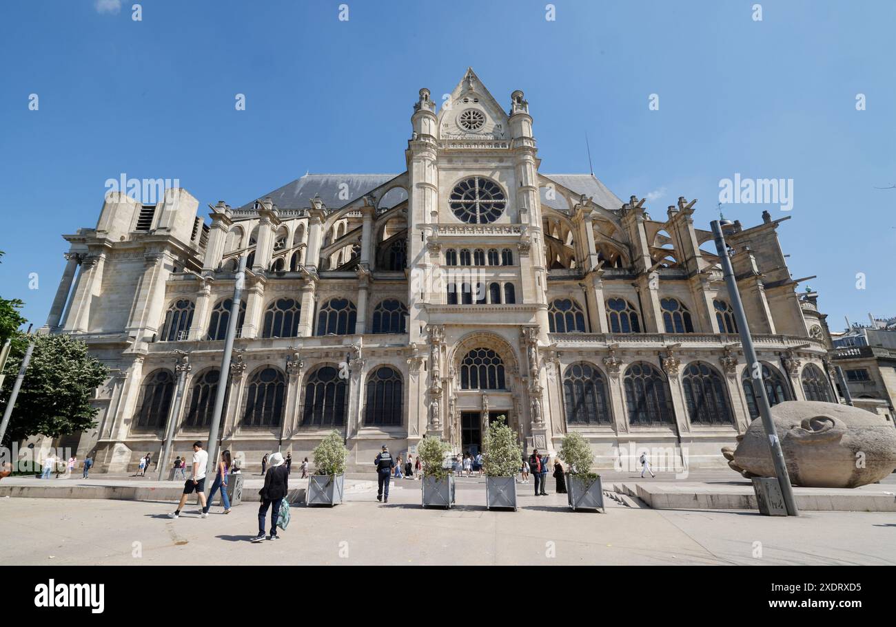 THE CHURCH OF ST EUSTACHE Stock Photo - Alamy