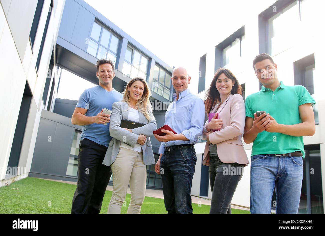 Executive Team. Exterior. Office. Coworking Stock Photo - Alamy
