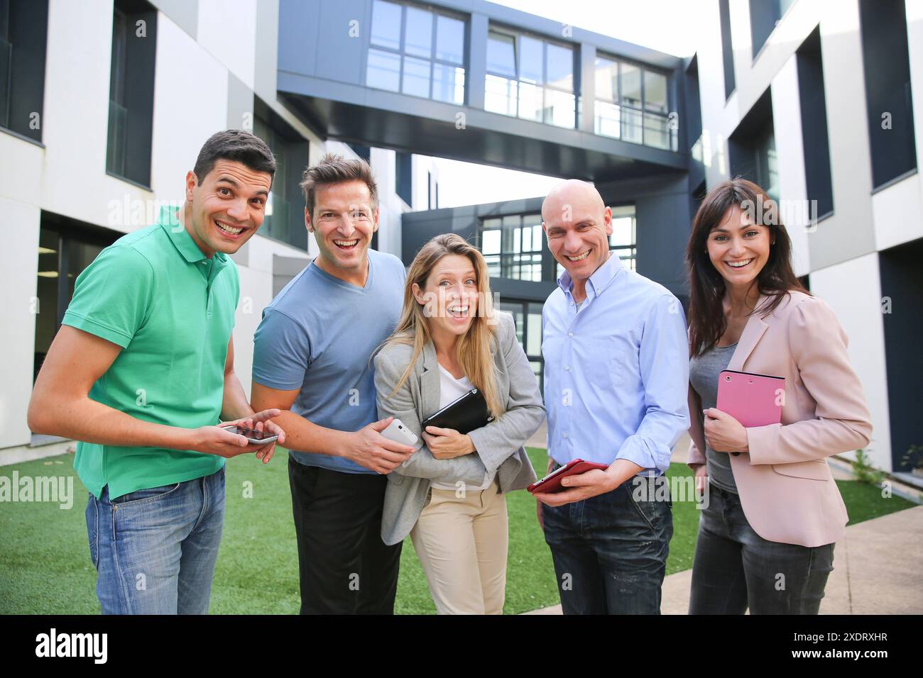 Executive Team. Exterior. Office. Coworking Stock Photo - Alamy
