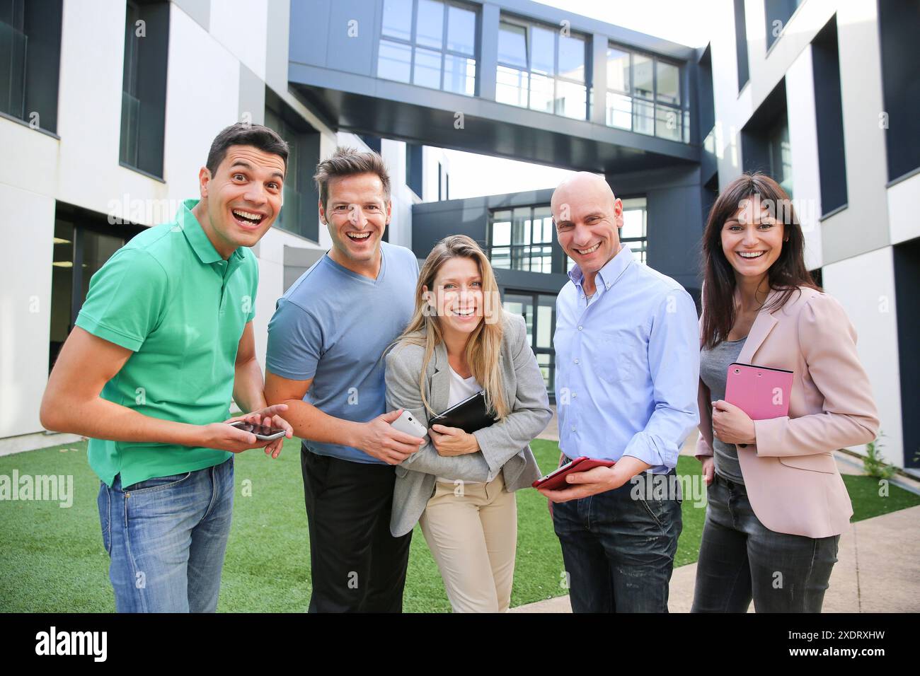Executive Team. Exterior. Office. Coworking Stock Photo - Alamy