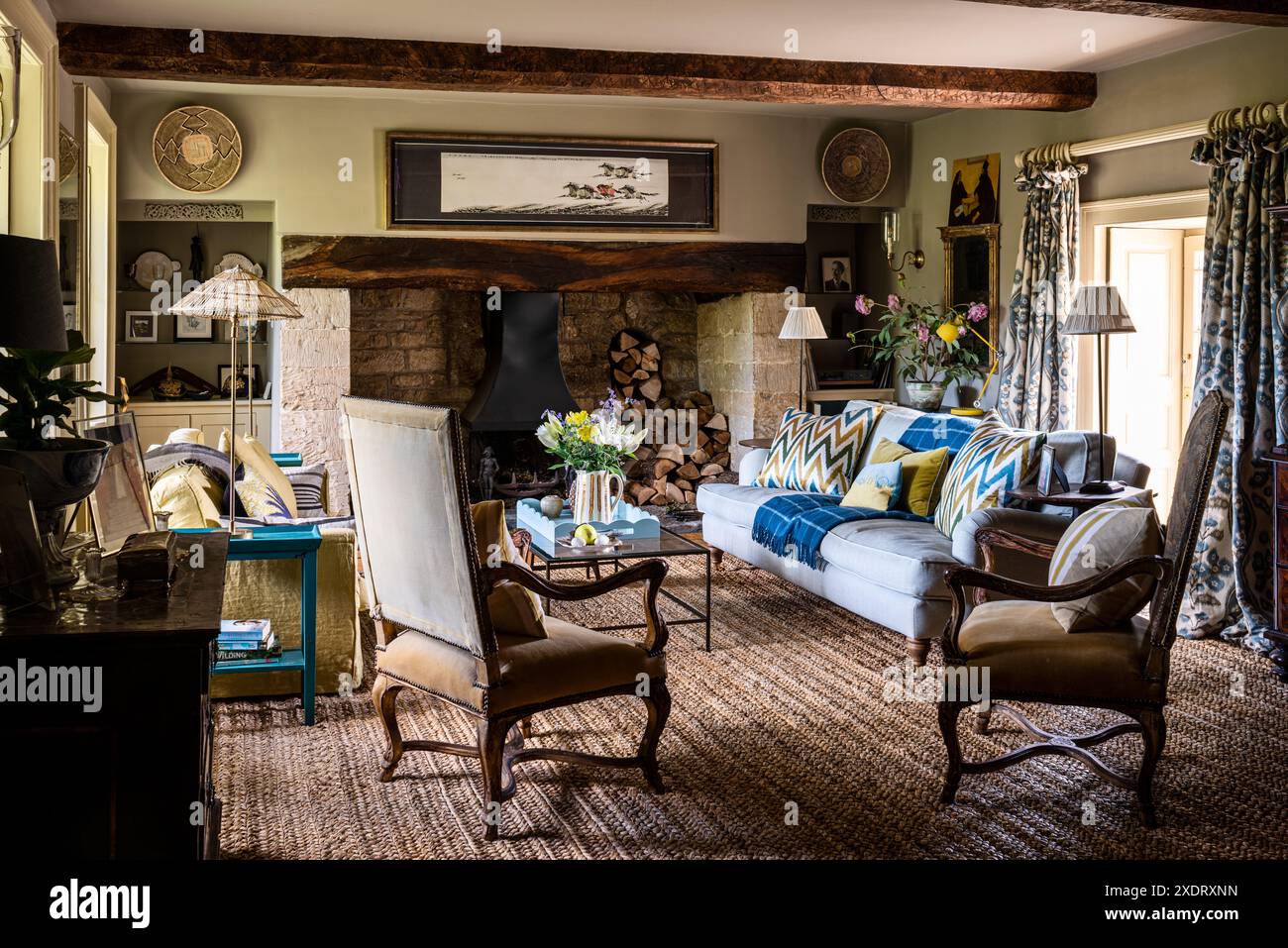 Inglenook fireplace hi-res stock photography and images - Alamy