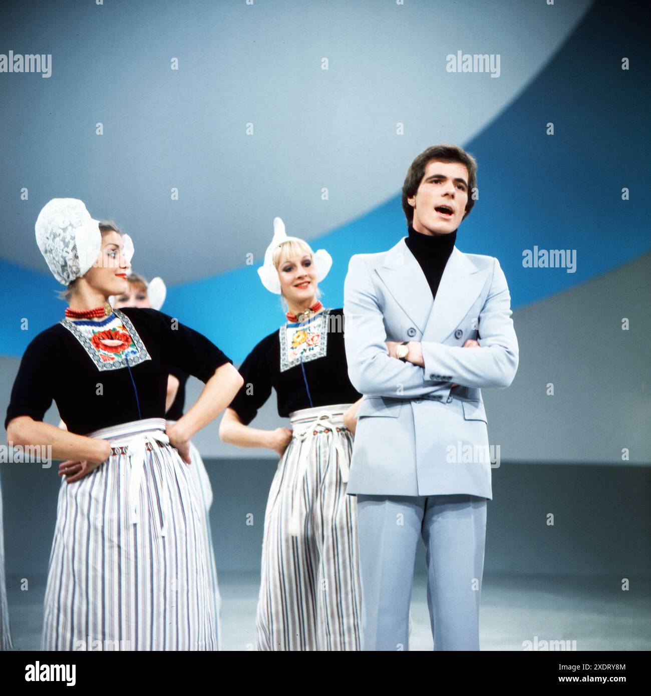 Musik kennt keine Grenzen, ZDF Musiksendung, 1977, Bild: Sänger Heintje ...