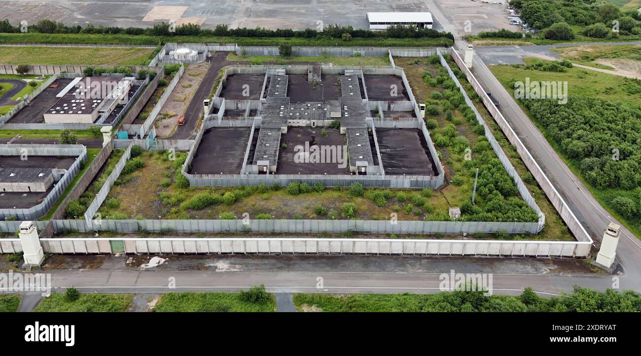 General views of the former H Block Maze prison at Long Kesh near ...