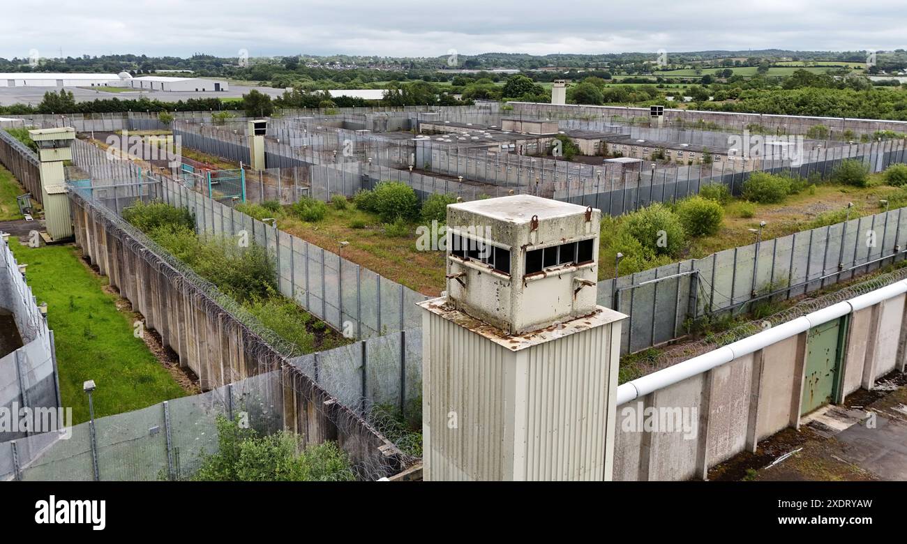 General views of the former H Block Maze prison at Long Kesh near ...