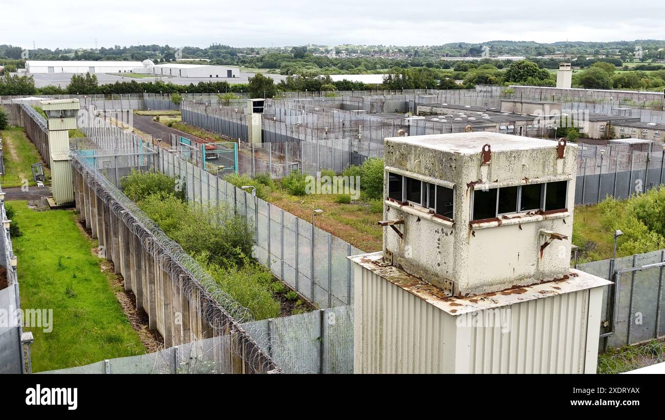 General views of the former H Block Maze prison at Long Kesh near ...