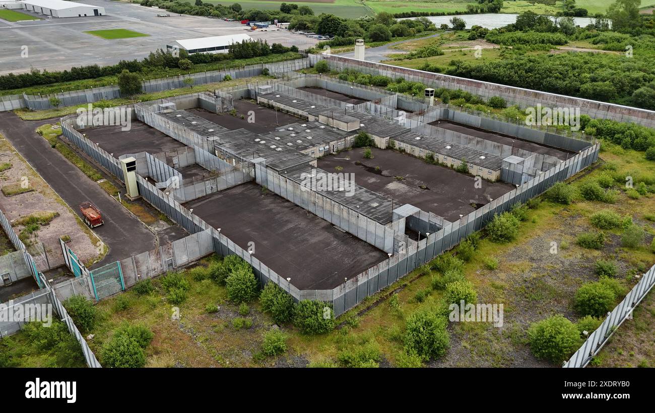 General views of the former H Block Maze prison at Long Kesh near ...