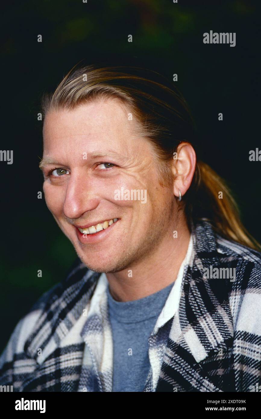 Michael Fitz, deutscher Schauspieler, Portrait, circa 1994 Stock Photo ...