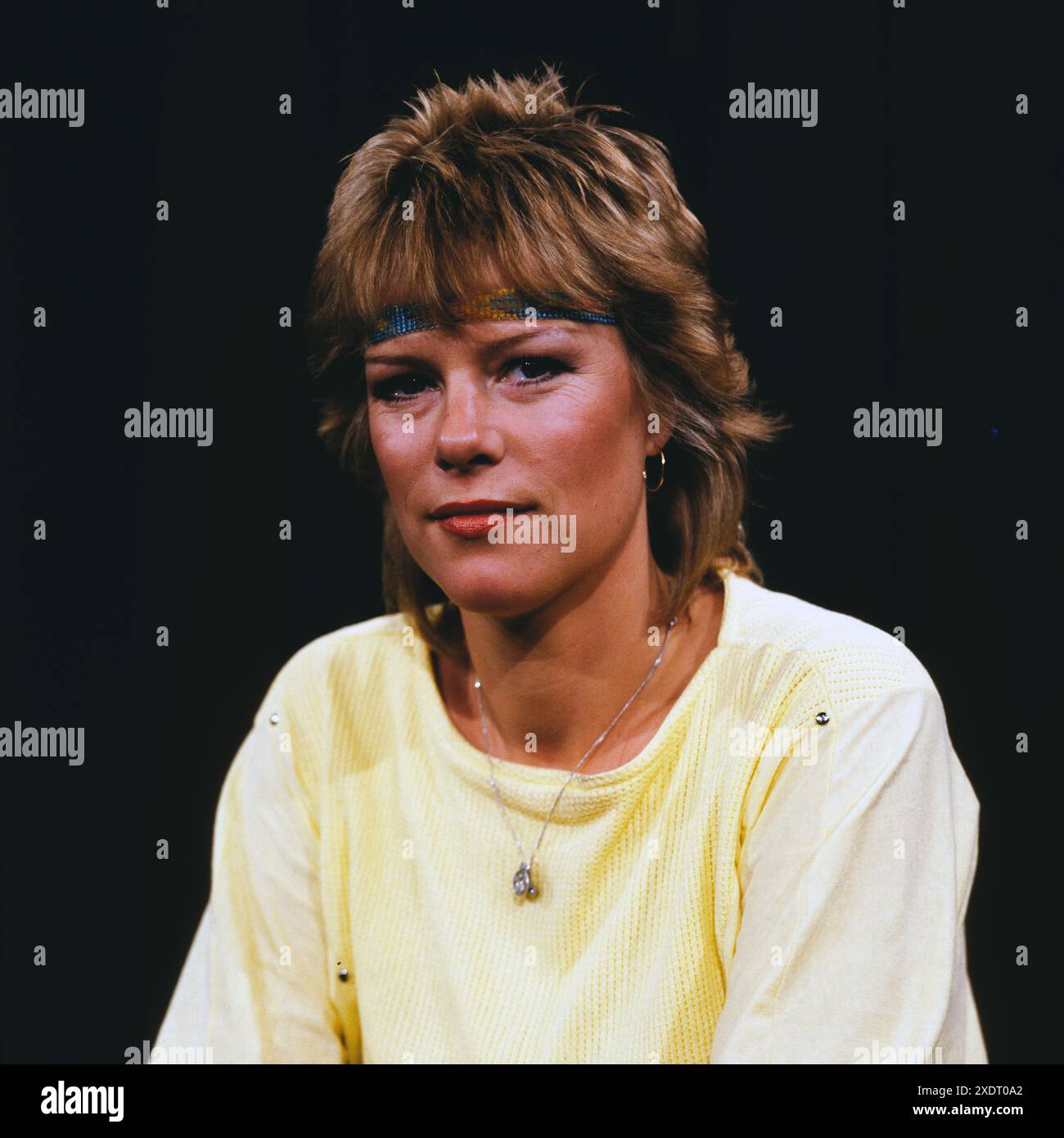 Lisa Fitz, deutsche Kabarettistin, Portrait, circa 1983 Stock Photo - Alamy