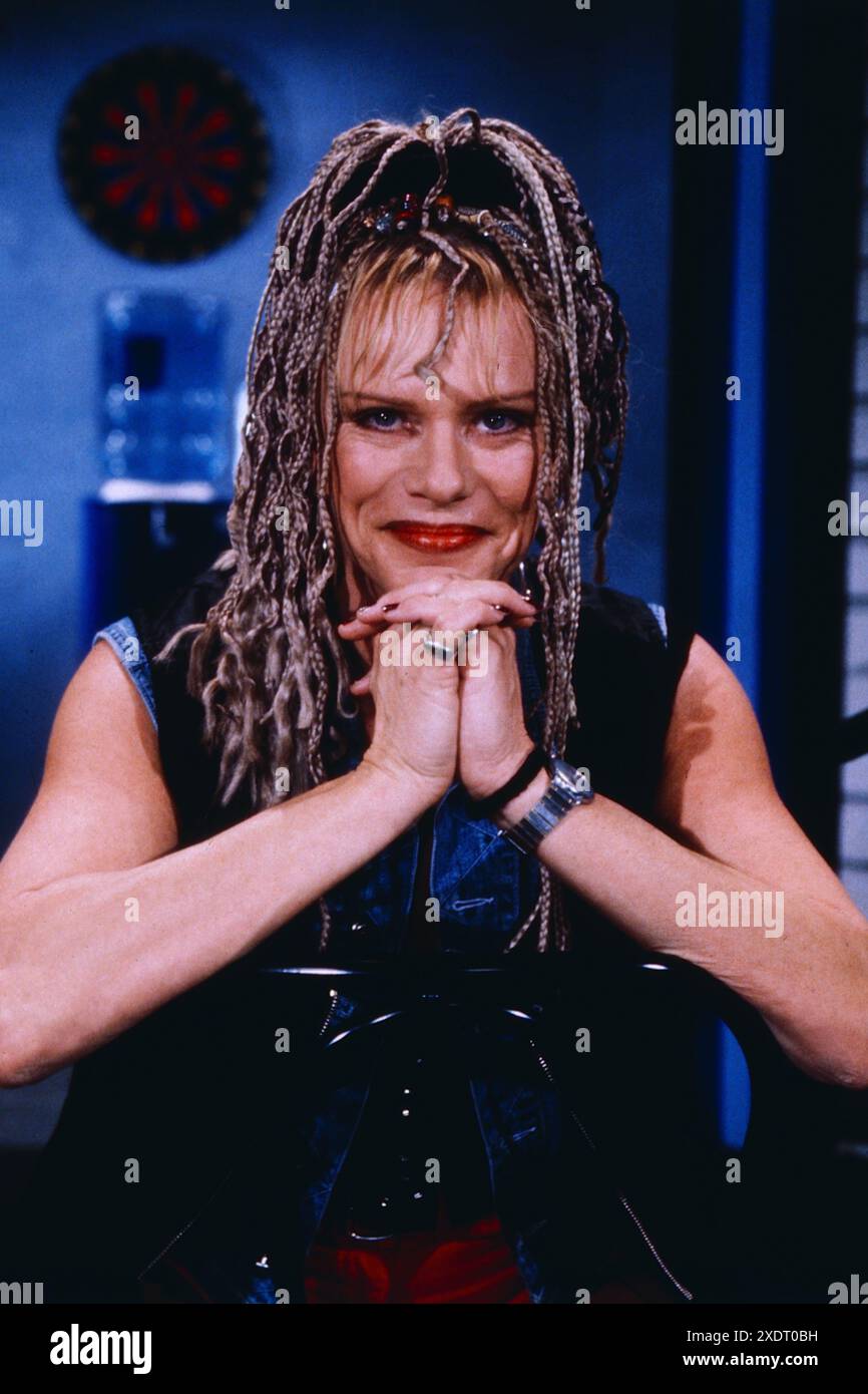 Lisa Fitz, deutsche Kabarettistin, Portrait, circa 1990 Stock Photo - Alamy