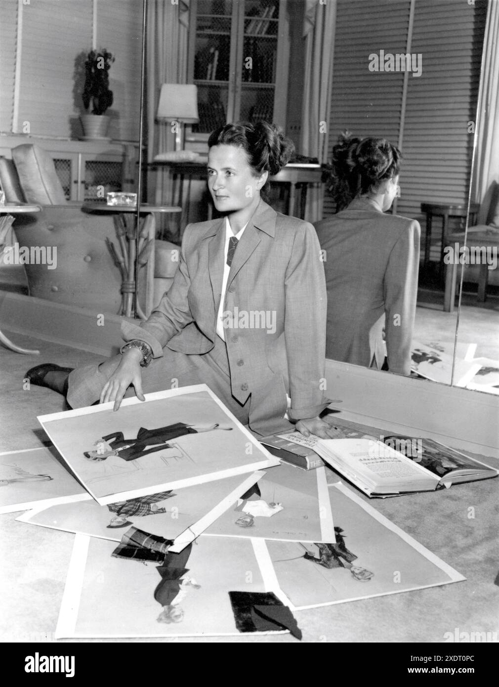 Costume Designer IRENE / IRENE MAUD LENTZ circa 1948 publicity for ...