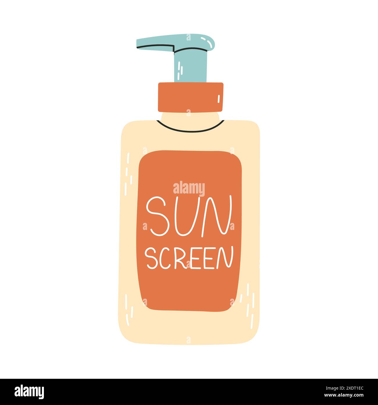Sunscreen and lotion with SPF Stock Vector Image & Art - Alamy
